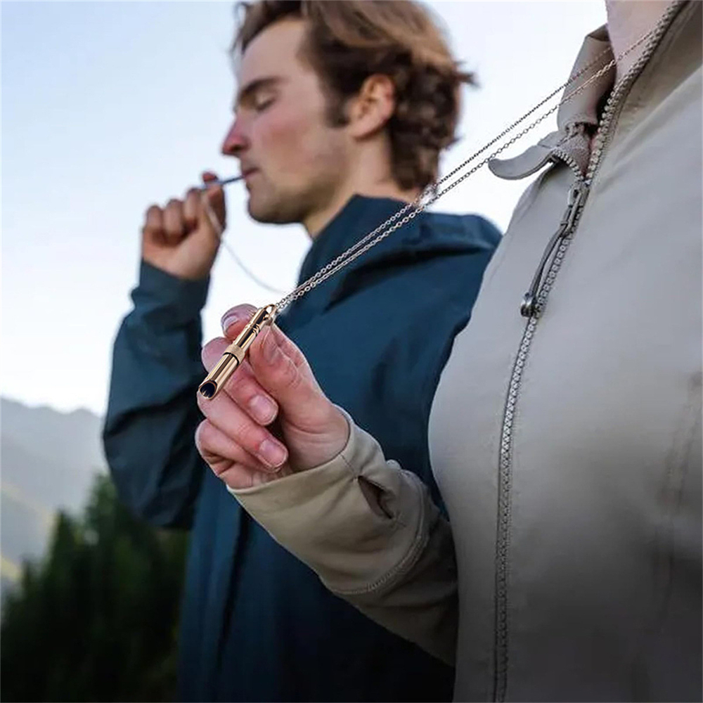 Breathlace Necklace - Quit Smoking Tool, Stress Relief Whistle Jewelry ...