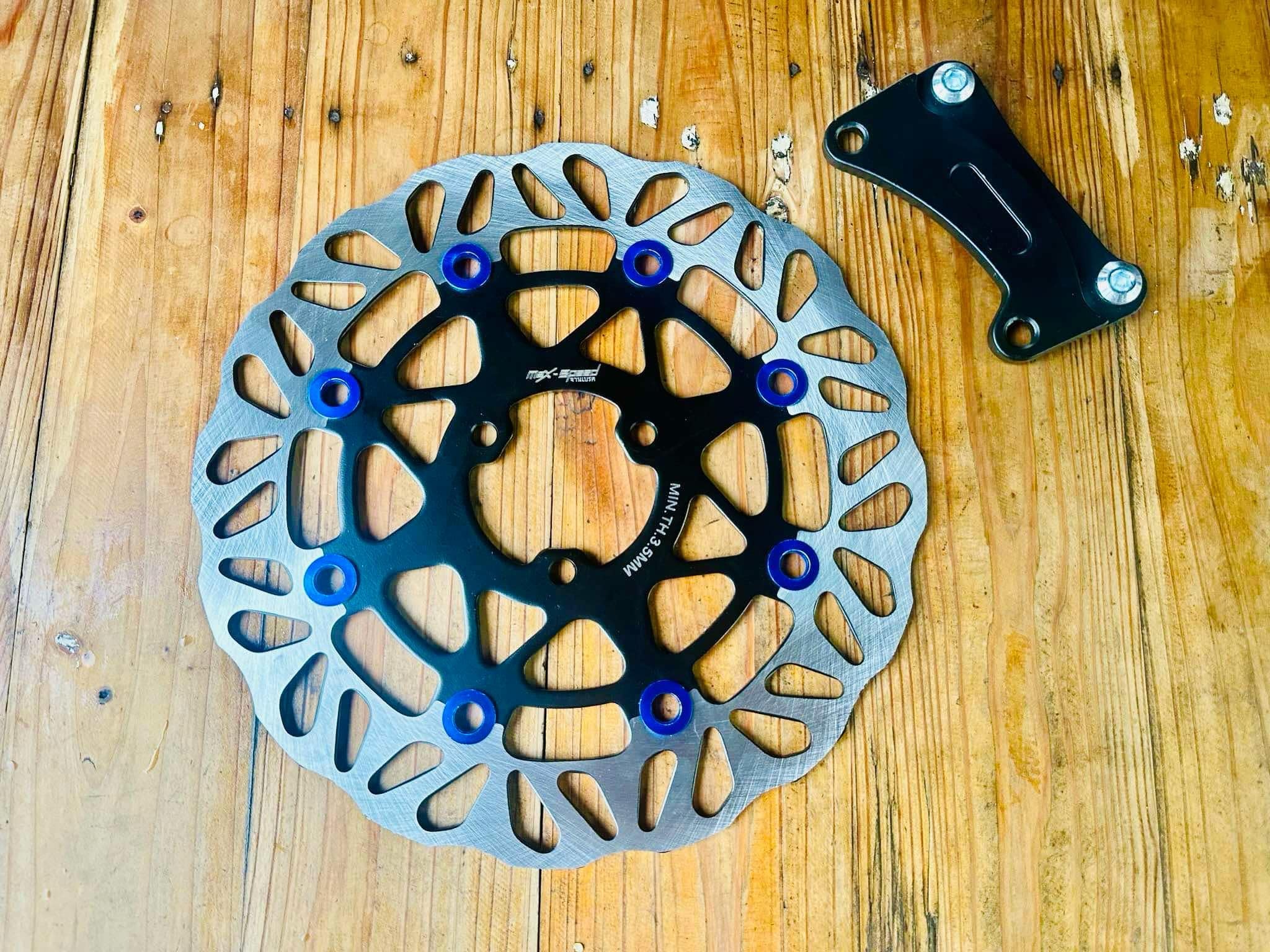 Max Speed Lighten Disc 260MM 3HOLES w/ BRACKET MIOi125 /MIOGEAR /M3 ...