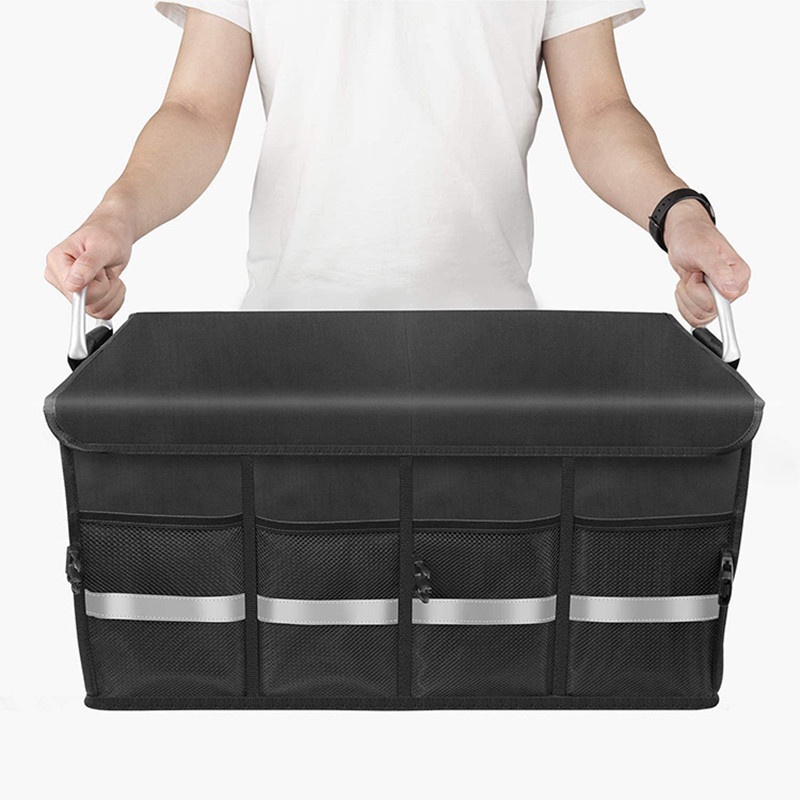 Oxford Cloth Multifunctional and foldable Car trunk storage box car ...