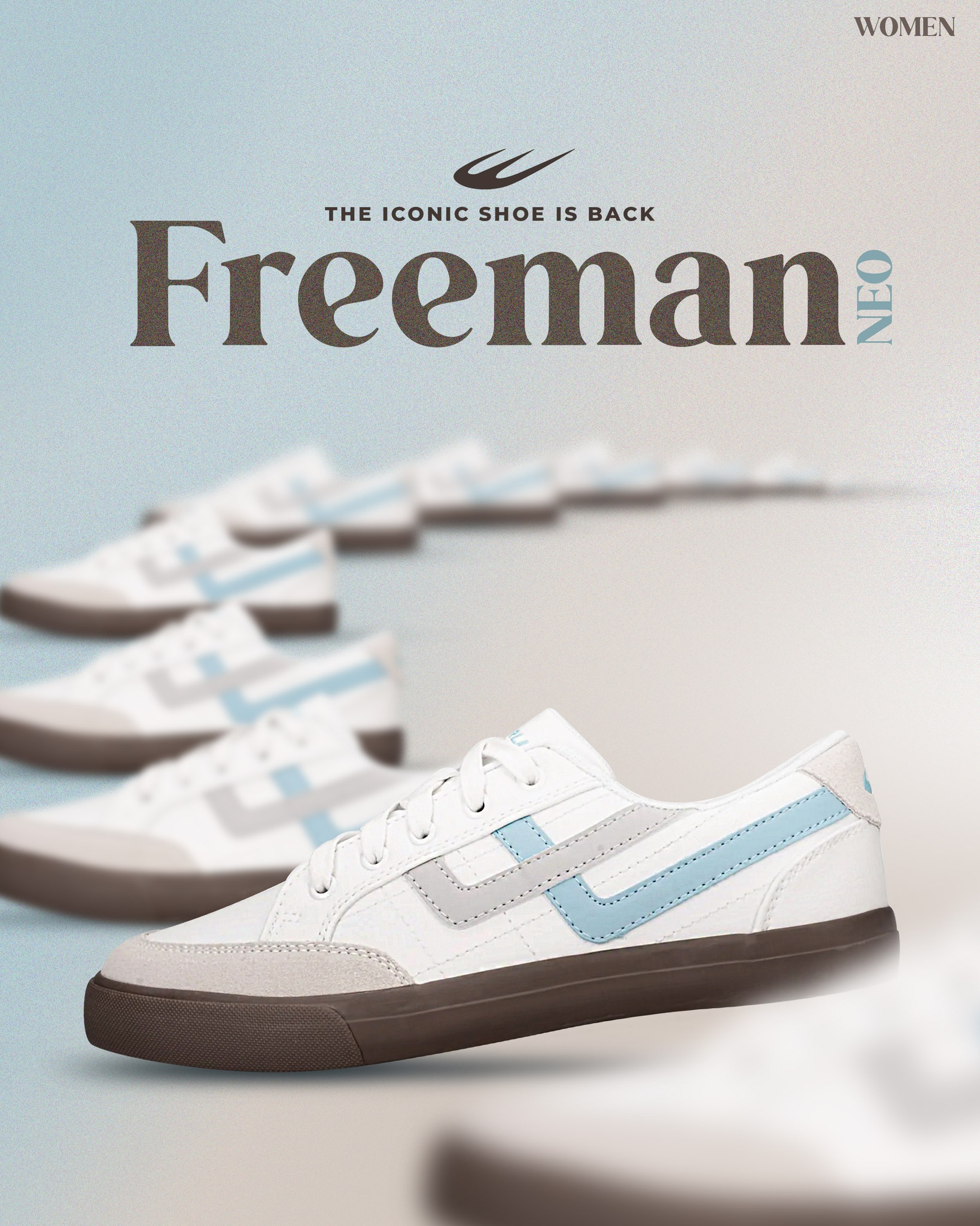 WORLD BALANCE FREEMAN NEO L Low Cut Sneaker Shoes for Women | Shopee ...
