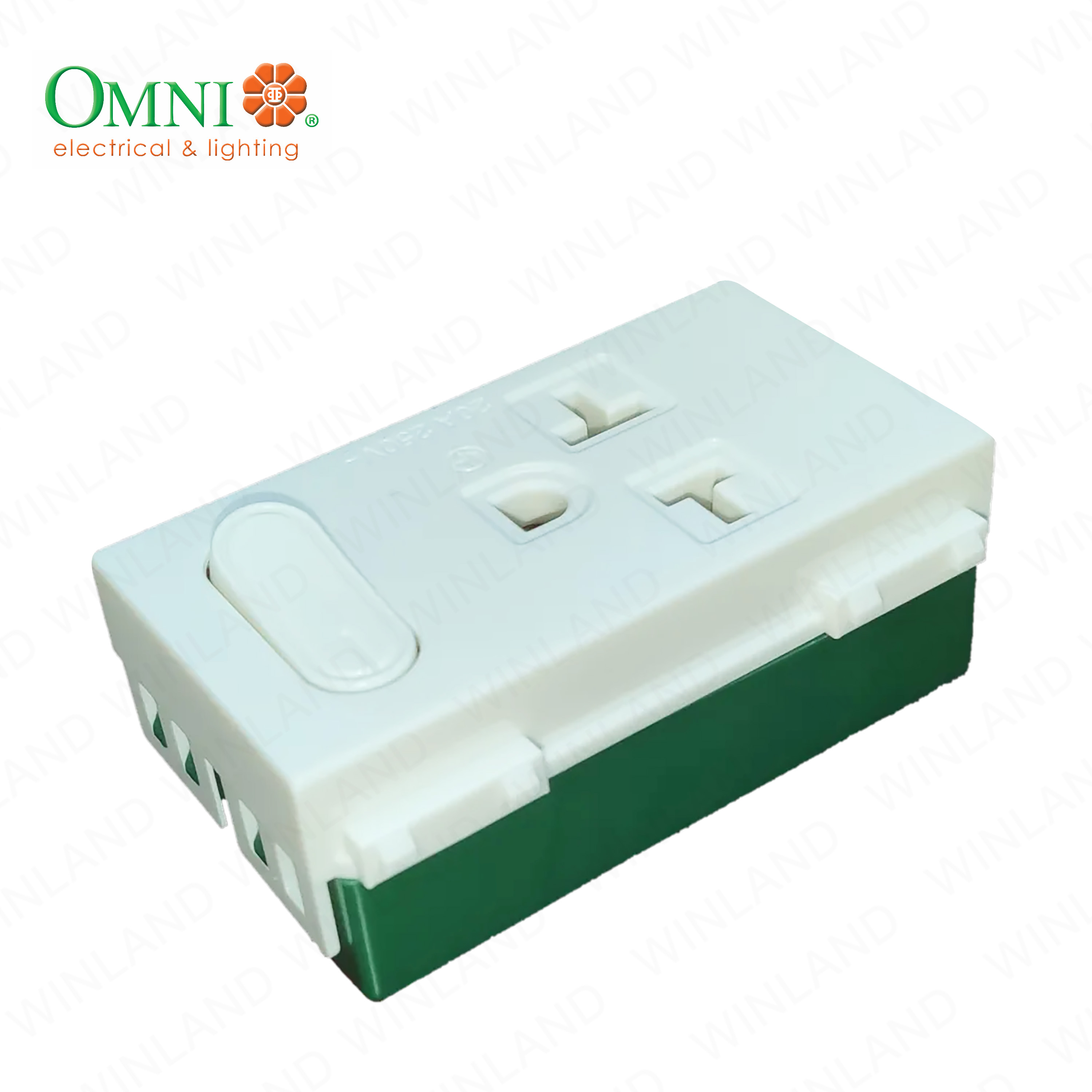 Omni by Winland Aircon Outlet Wide Series with Switch (20A 250V~) -WWA ...