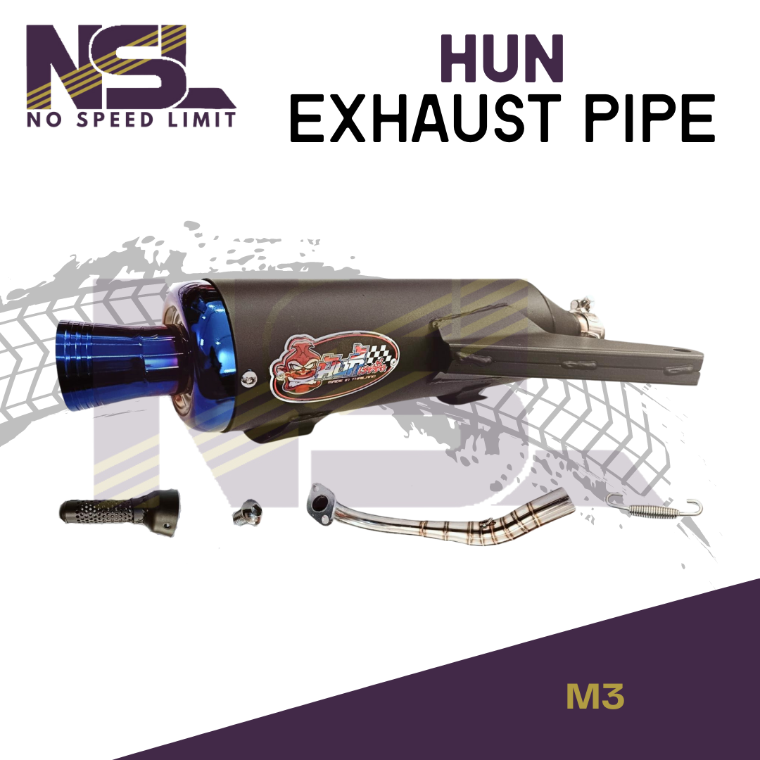 Hun Pipe 2 in 1 Mio M3 Beat Click Sniper150/155 Wave R150 PCX160 ...