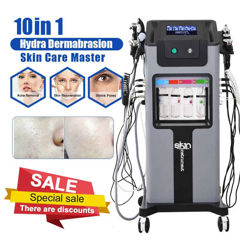10 In 1 Facial Beauty Machine Cleaning Hydrogen Oxygen Face Deep ...