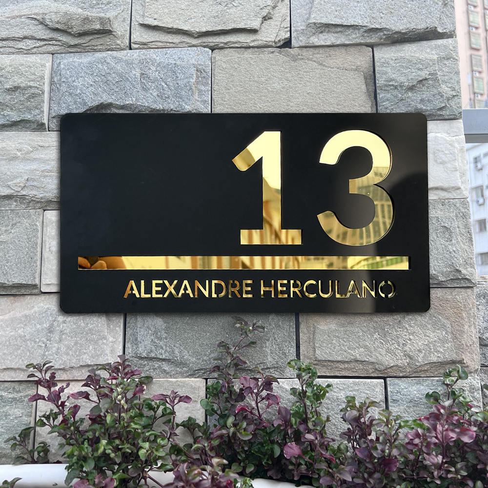 Laser Cut House Address Plate Signage (NON-FADED) | Shopee Philippines
