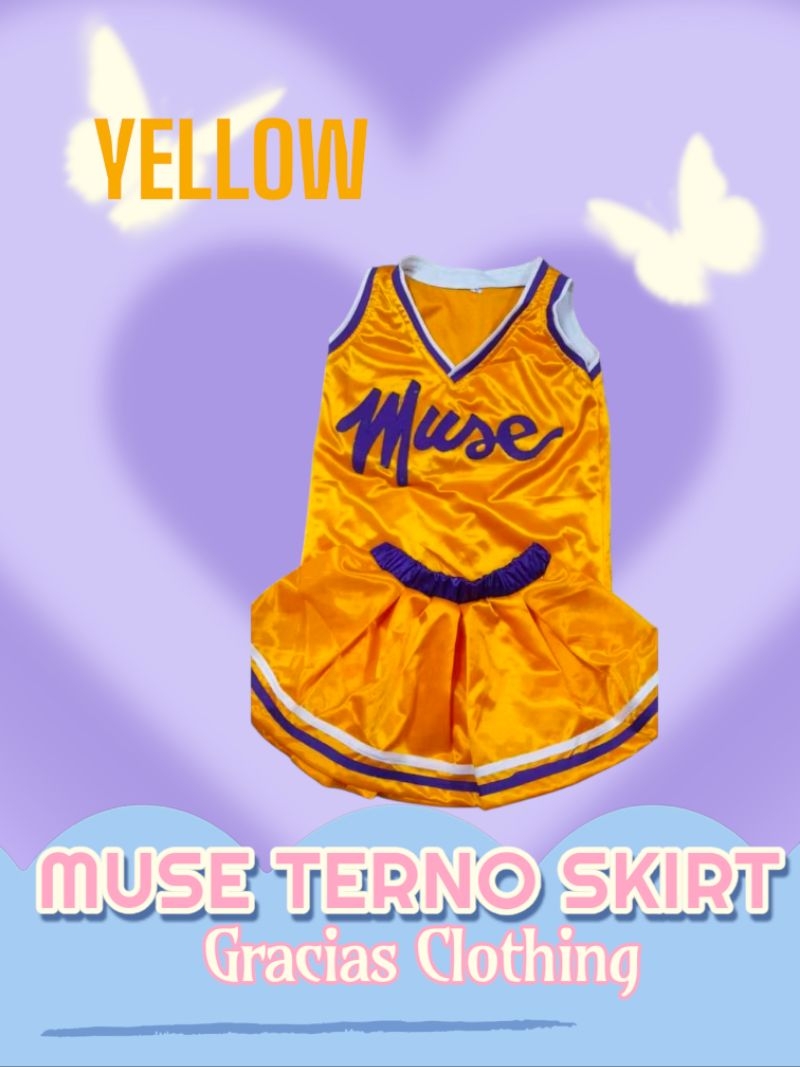 TERNO SKIRT MUSE JERSEY/ KIDS GIRL TERNO MUSE/ OOTD / BASKETBALL MUSE ...