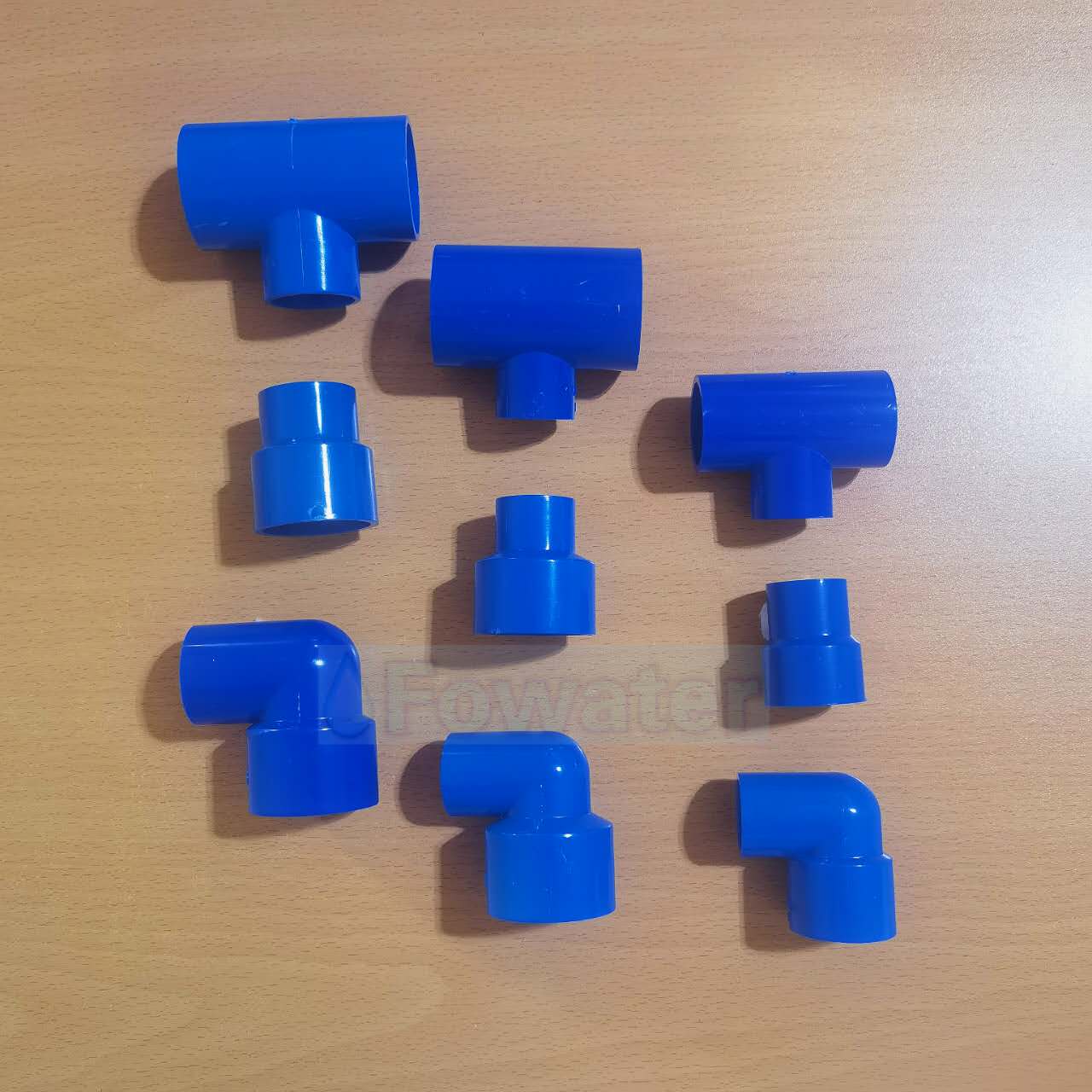 PVC Blue/Gray Thick Fittings Coupling/Elbow/Tee Reducer (3/4"x1", 1/2 ...