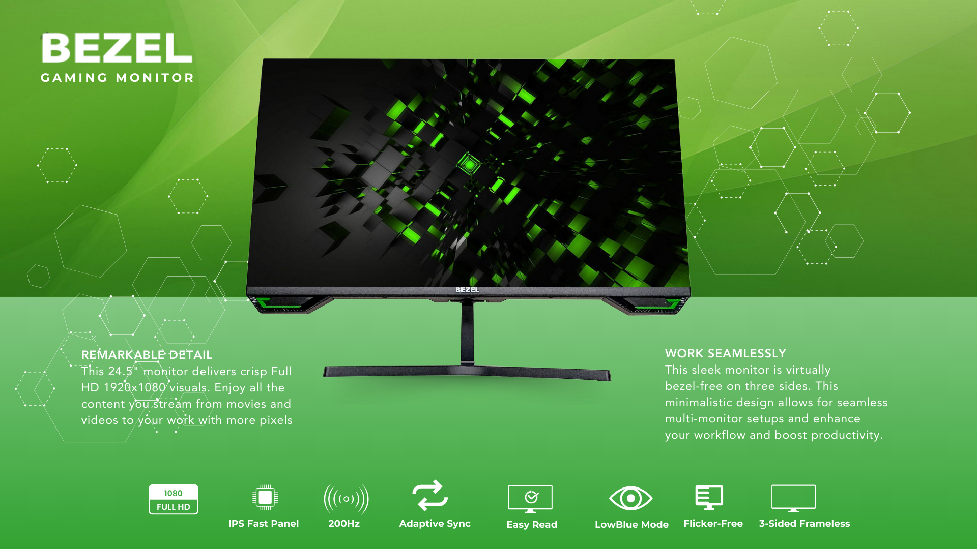 Bezel Ignite 2 - 200HZ FAST IPS Gaming Monitor | Shopee Philippines