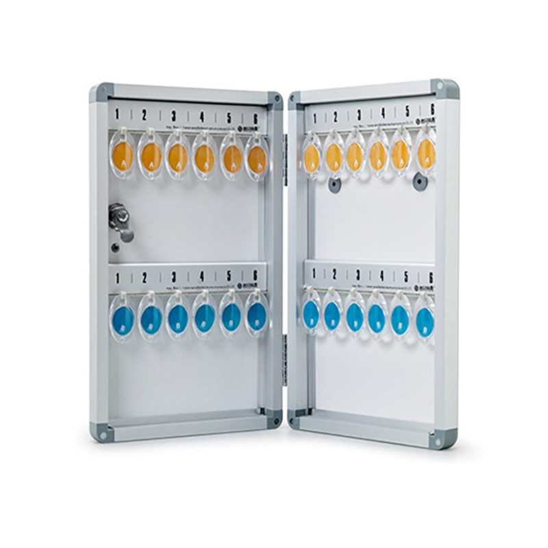 24 Position Keys Key Box with Lock Key Keeper Box Wall Mounted For ...