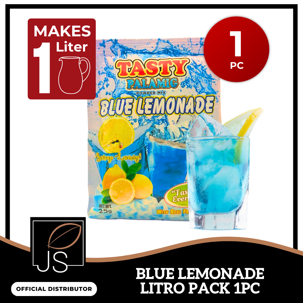 TASTY PALAMIG LITRO PACK Blue Lemonade Drink Mix 25g 10 Flavors ...