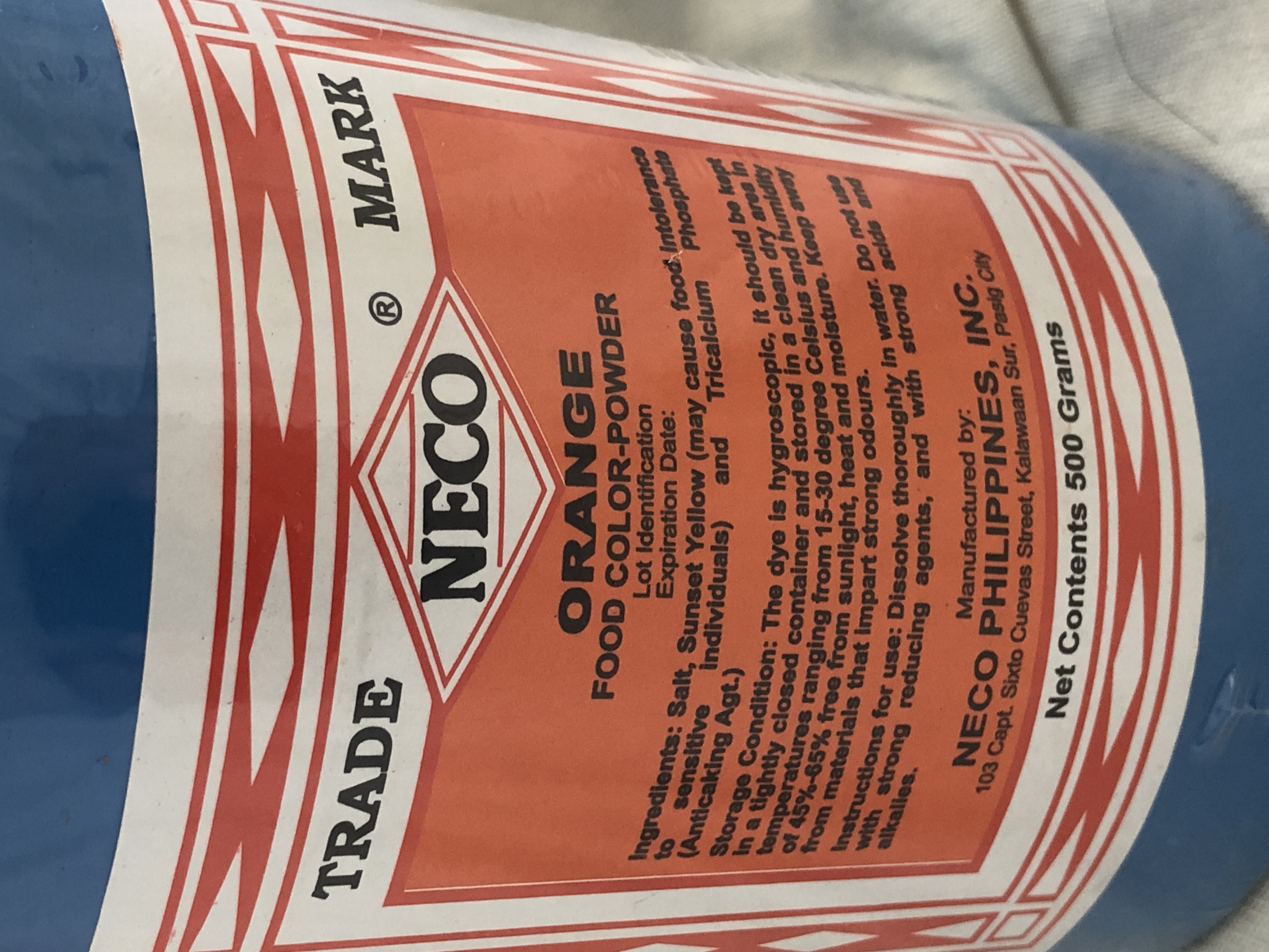 NECO FOOD COLOR POWDER 500G | Shopee Philippines