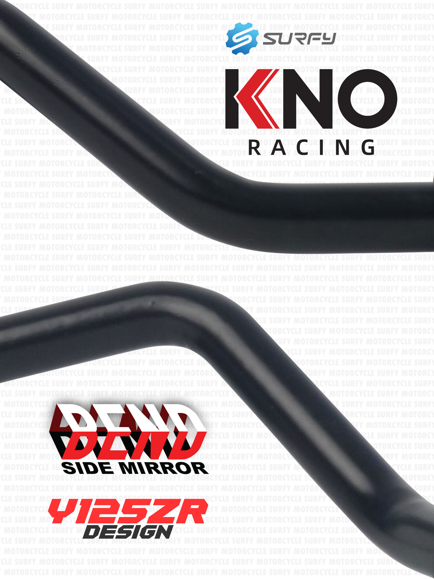 KNO YAMAHA Y125ZR Design Side Mirror Bend Stem HD Clear Lens Walang ...