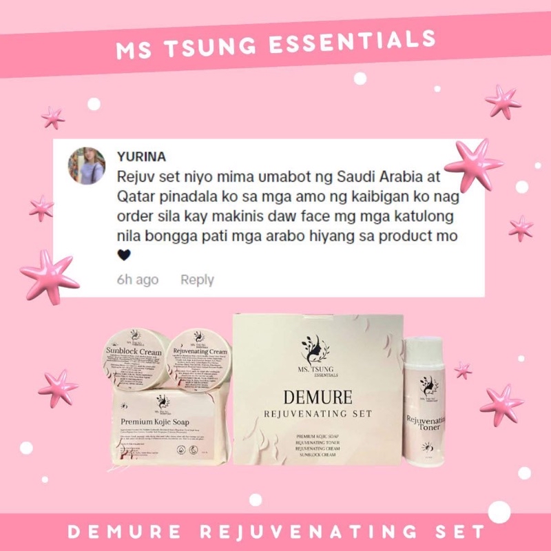 Ms Tsung Demure Rejuvenating Set New Packaging | Shopee Philippines