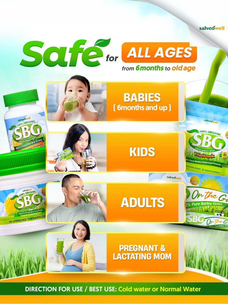 [WOW] Salveo Organic Barley Grass Powder Original Trial Pack Juice SBG ...