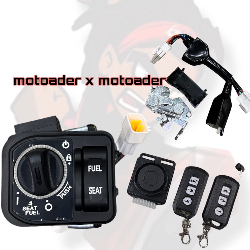 keyless honda Click 125i 150i Ignition swtich smart key with alarm ...