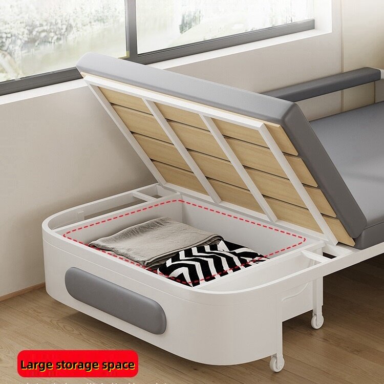 Sofa Bed Foldable Sofa Bed With Storage Inside For Living Room Bed Frame Single/Double | Shopee ...
