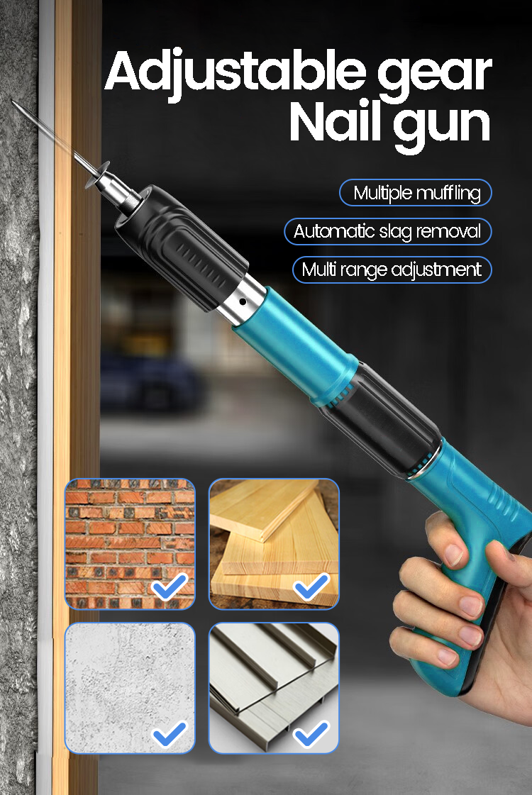 Kuwo Nail gun Free gift of 120 nails Manual Steel Nails Gun For ...