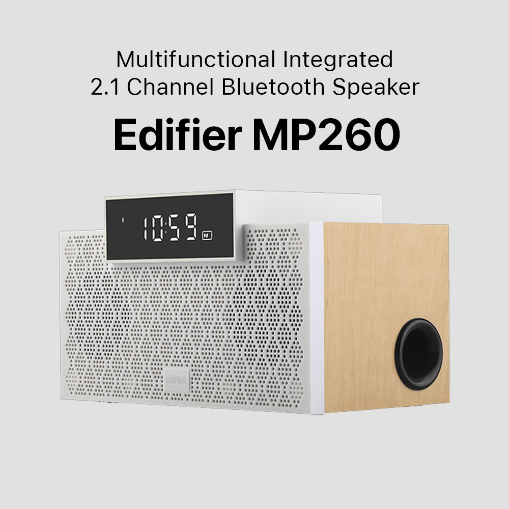 IPASON | Edifier MP260 Wireless Bluetooth V5.0 Subwoofer Stereo Wooden ...