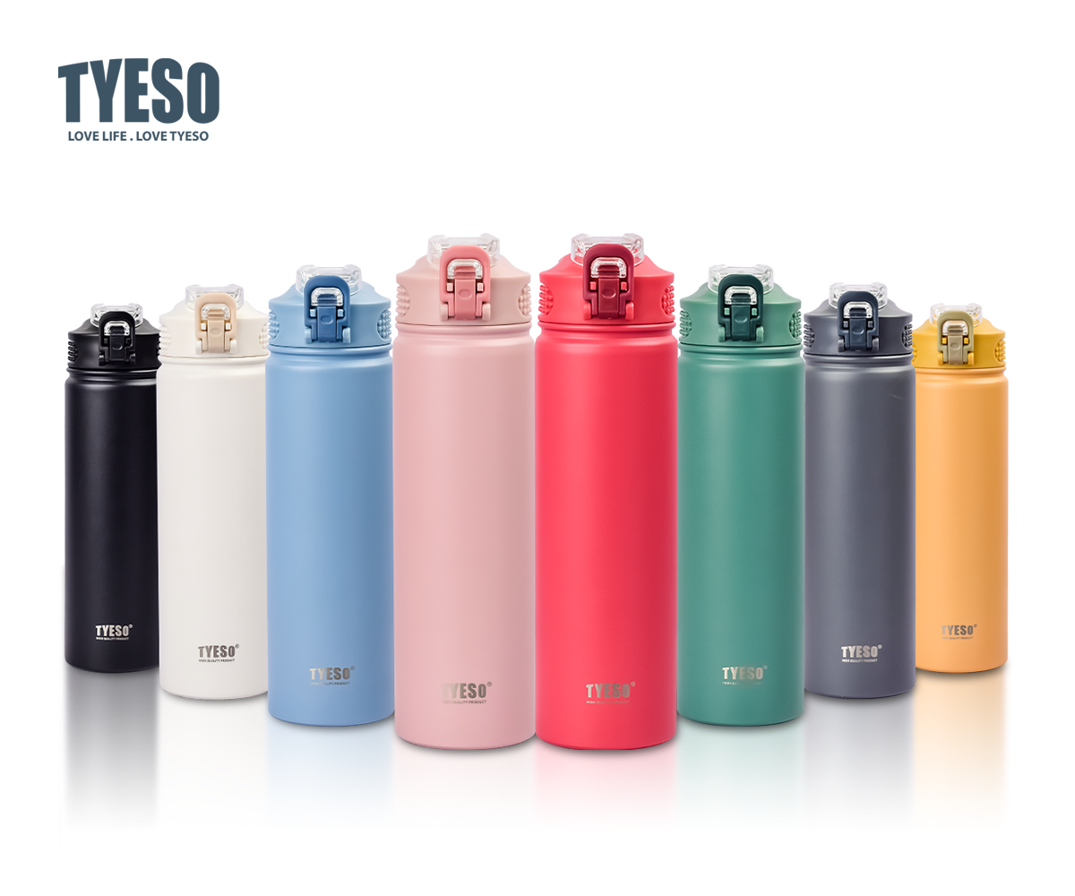 TYESO (20oz/25oz) Sip Bottle Vacuum Insulated Tumbler with Straw in ...