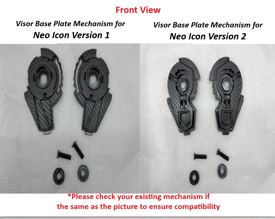 Spyder Neo Icon V1 & Sec Revolt/ Neo Icon V2 & Sec Revive Modular Visor ...