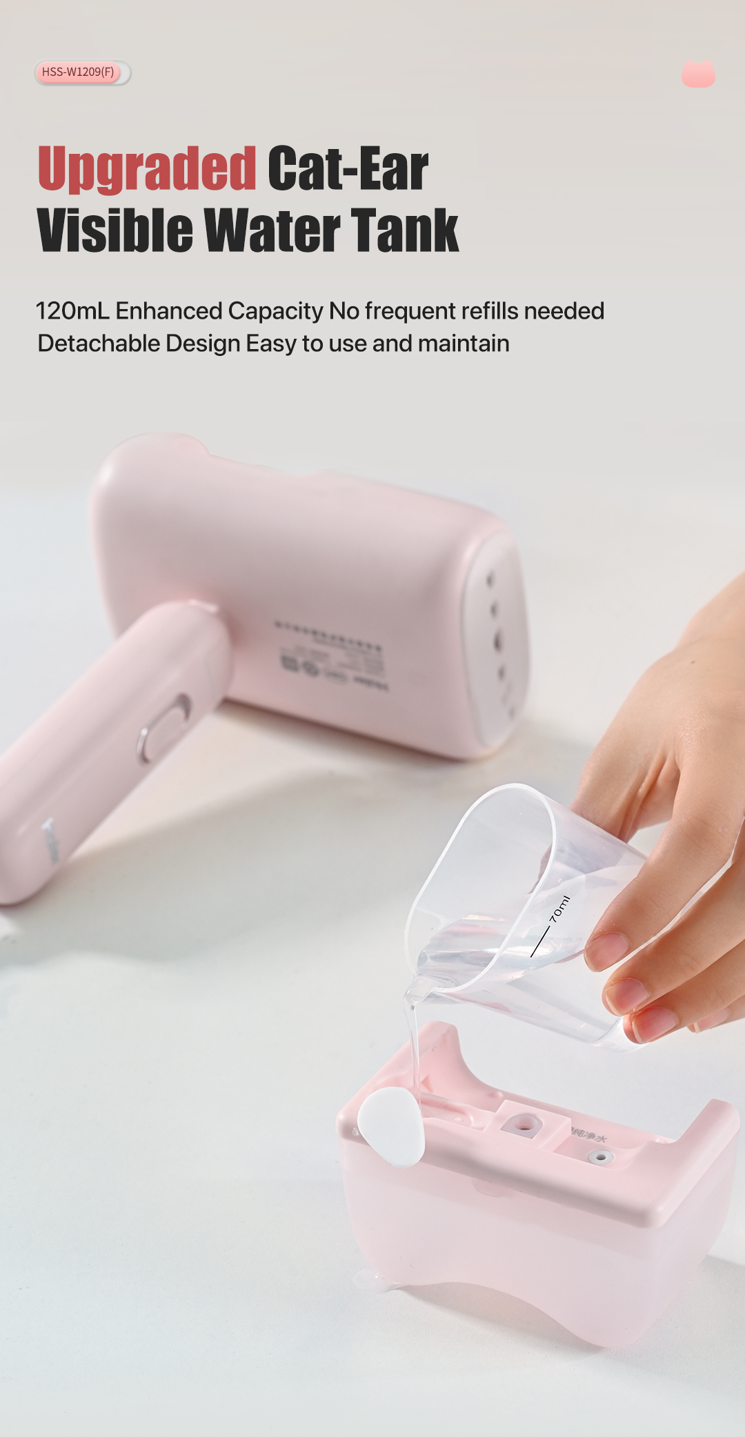 Haier Steamer Iron Handheld Garment Steamer Travel Steamer Iron for ...