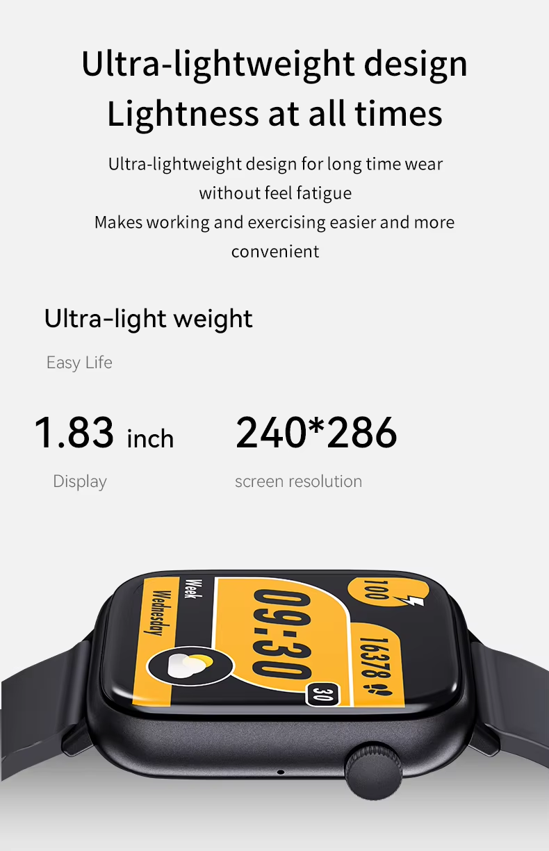 X12 Smart watch Men Women IP67 Waterproof Bluetooth SportsWatch 1.83 ...