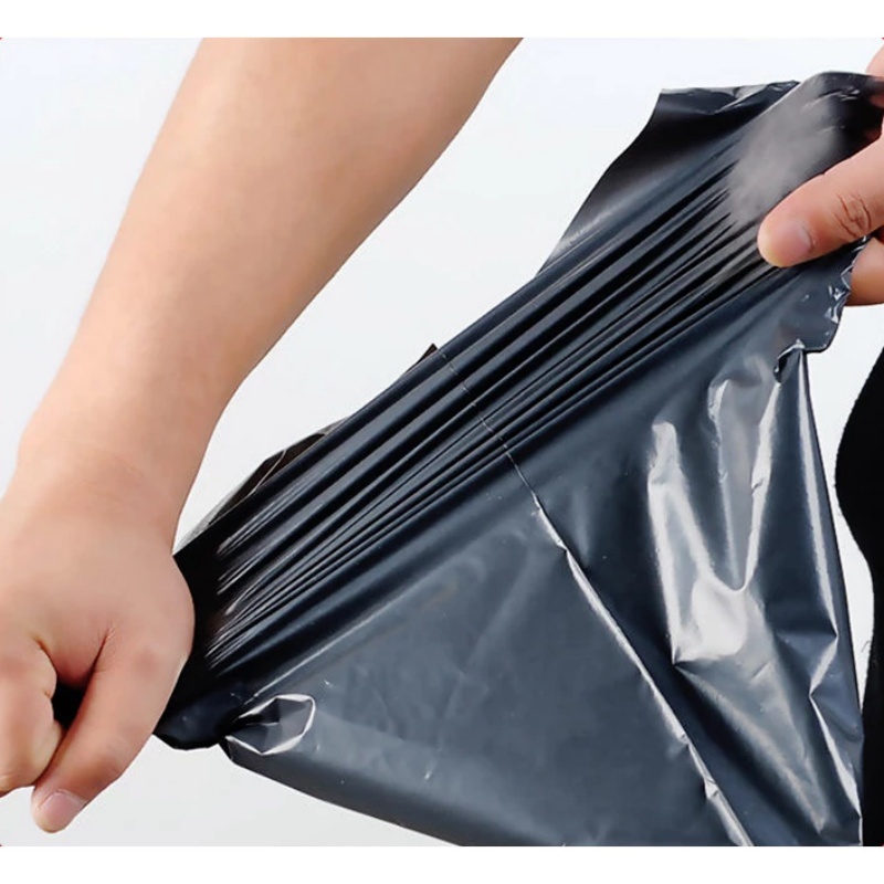 100pcs Black Courier Pouch Plain Pouch Thickened Express Envelope ...