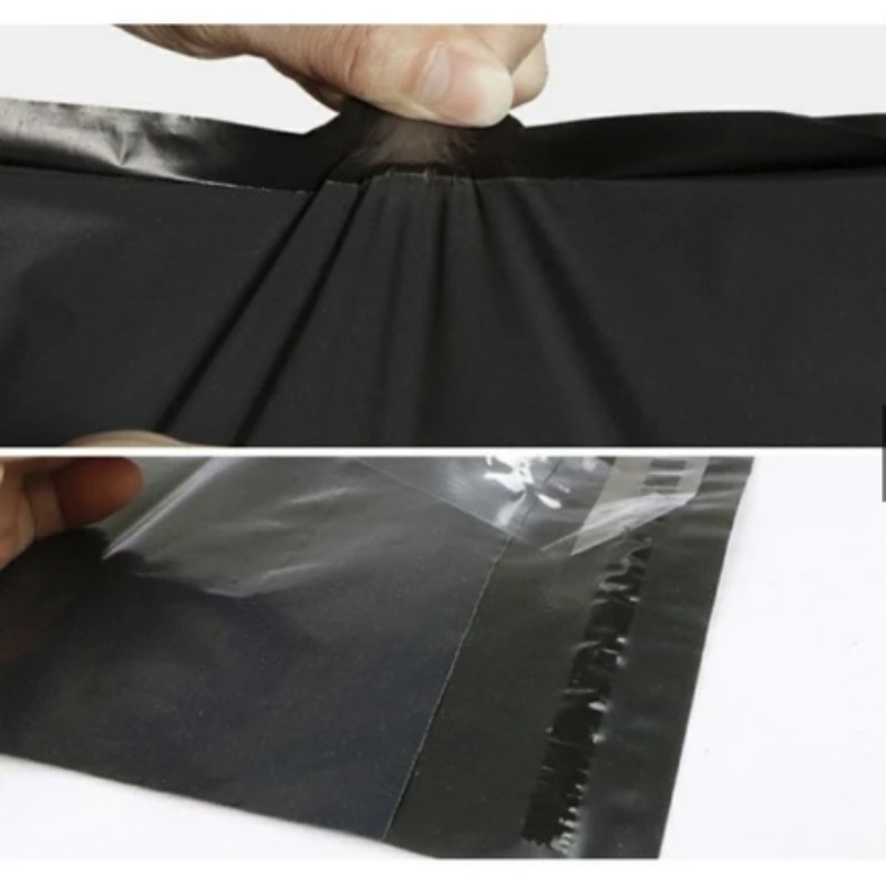 100pcs Black Courier Pouch Plain Pouch Thickened Express Envelope ...