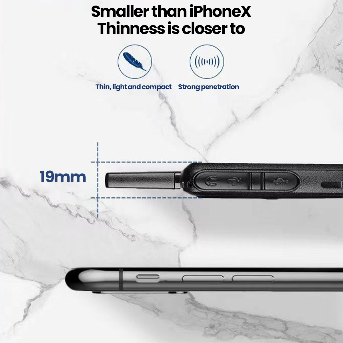 【Free headset】Motorola C51 Mini Two Way Radio Walkie Talkie Long Range ...