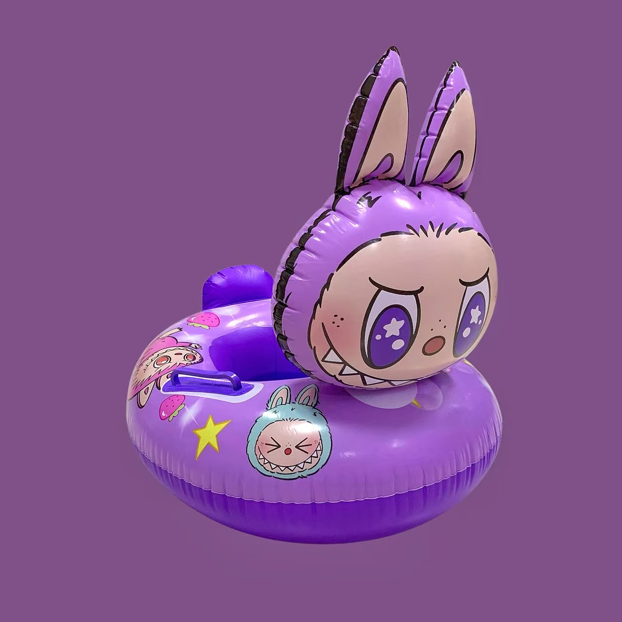 Labubu/Kuromi Cartoon inflatable swimming ring 60cm70cm80cm lifebuoy ...