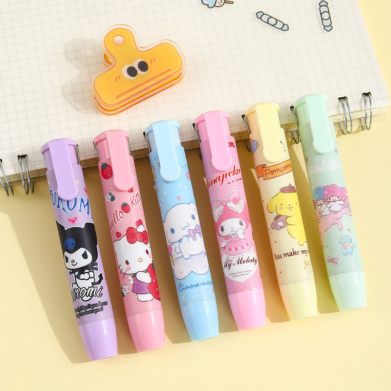 Creative cartoon Sanrio push eraser primary school students ...
