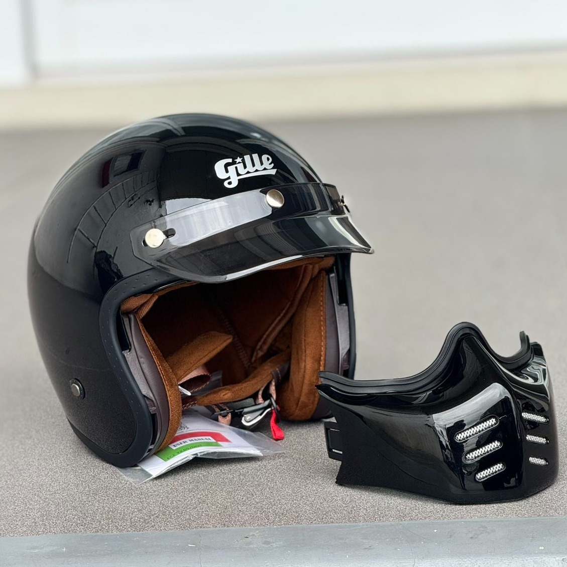 GILLE OP12 helmet full face modular for motorcycle classic helmet ...