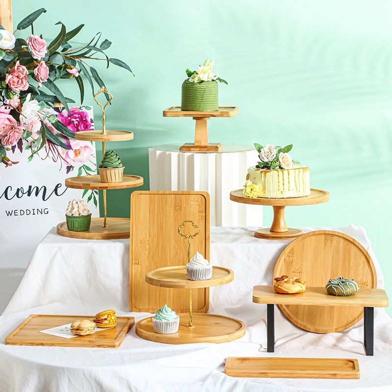 Wooden dessert Rustic Wooden Sweet Corner/Dessert/Candy Buffet Set ...