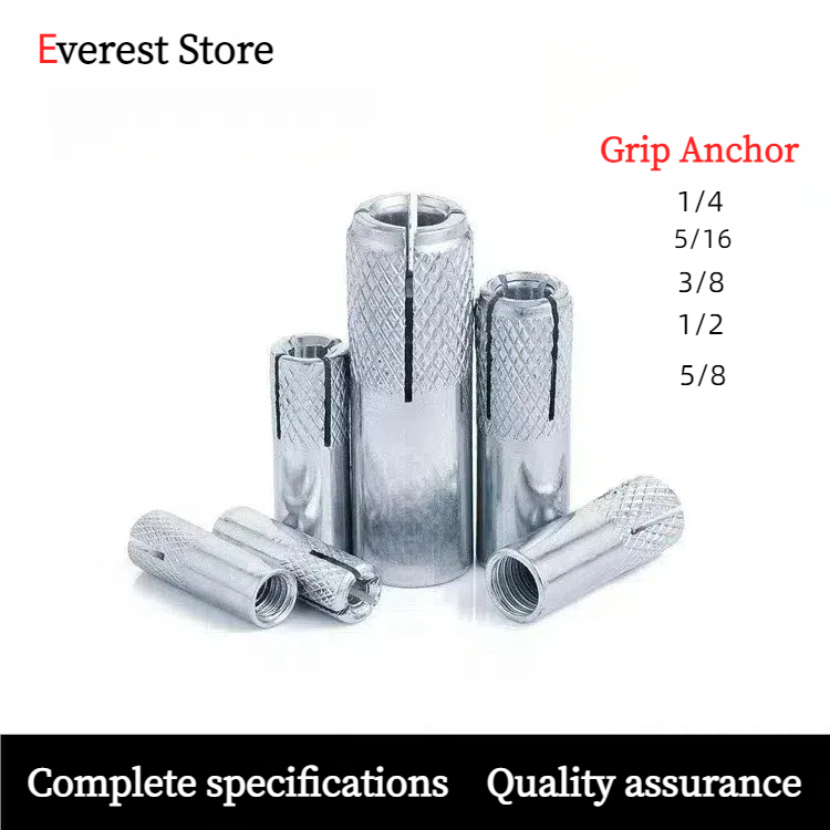 Grip Anchor/Drop in Anchor 1/4 , 5/16 , 3/8 , 1/2 , 5/8 (Per Box ...