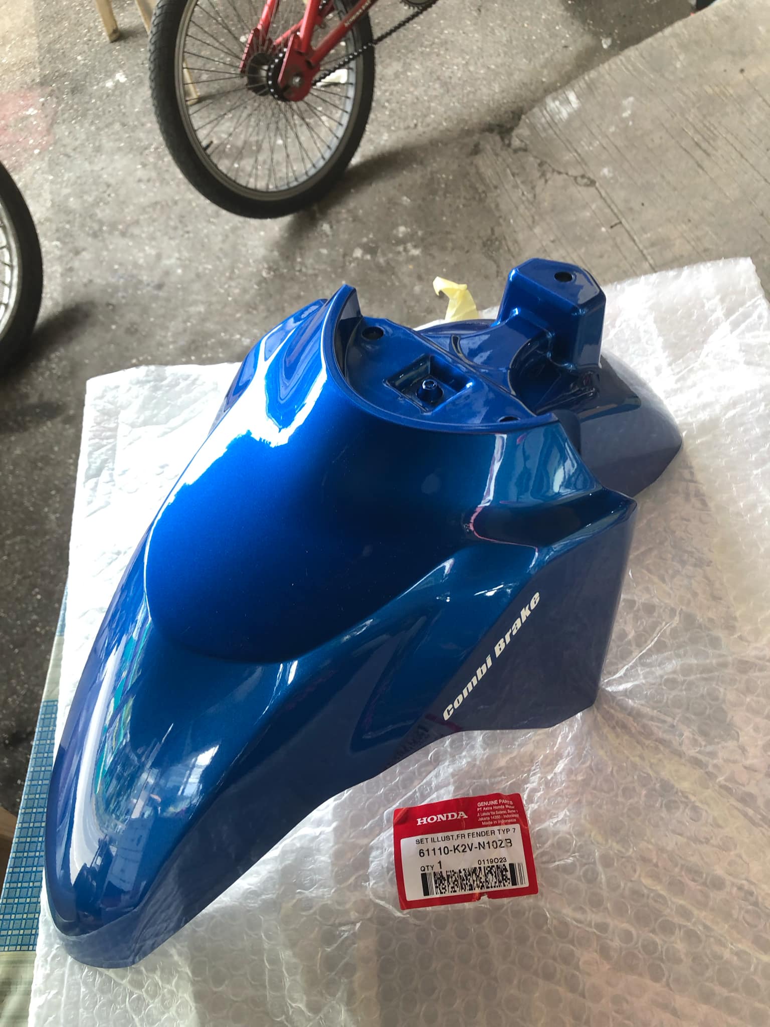 HONDA GENUINE PARTS NEW ARRIVAL CLICK 125i Fi Front Fender Model ...