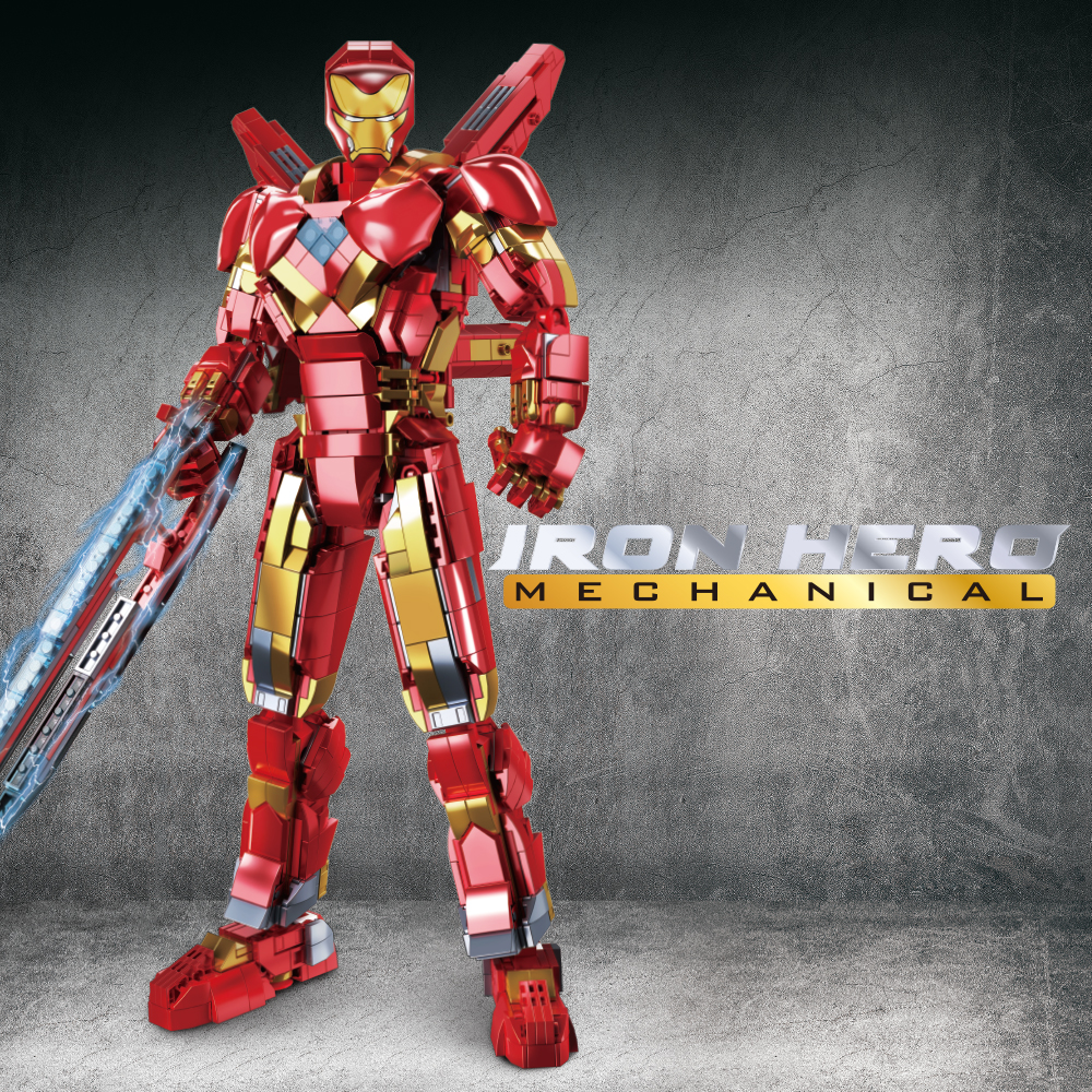 Iron Man compatible Building Blocks Model Man Figures Weapon Bricks ...