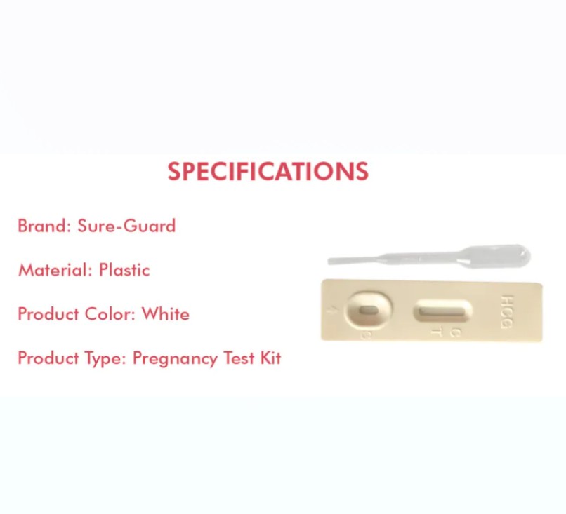 Sure-Guard Pregnancy Test Kit - Cassette Type for Accurate and Early ...