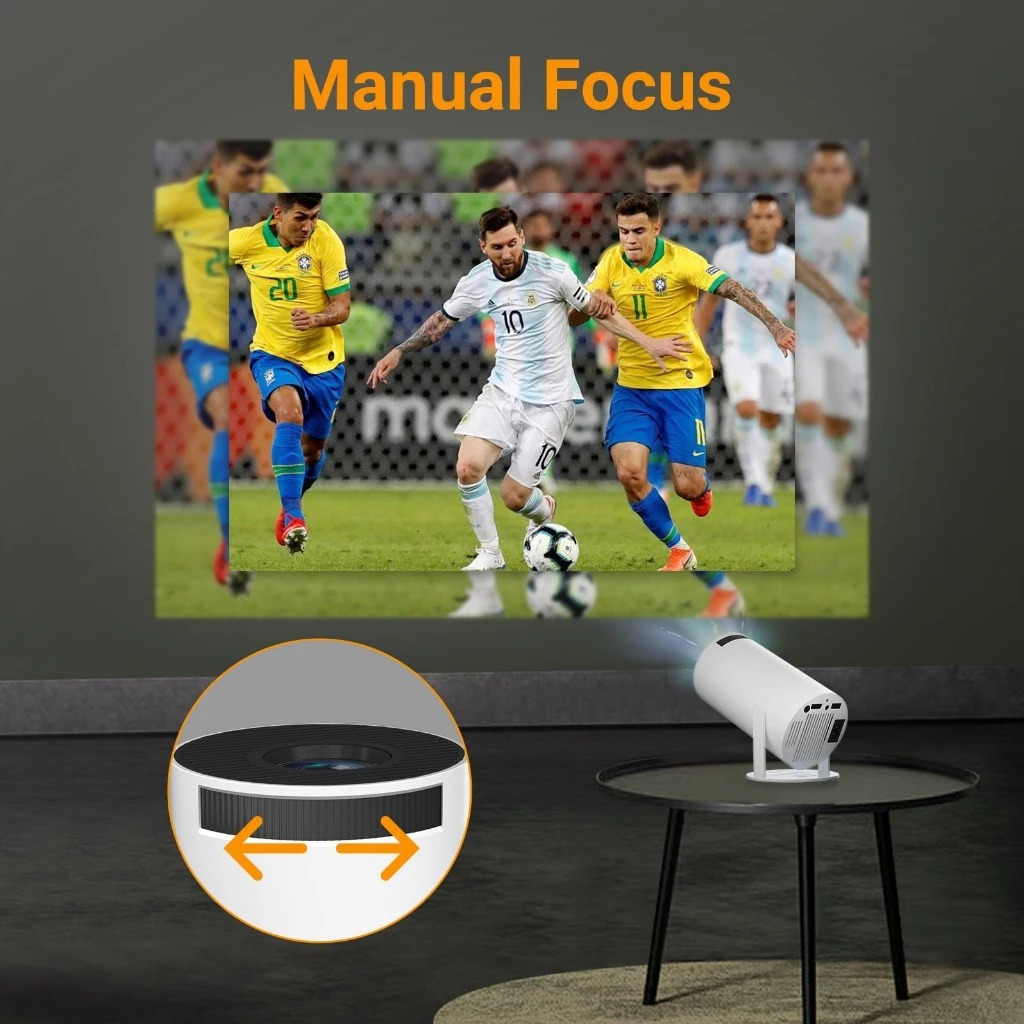 MODOFO Android 11Portable Projector Ultra HD 1080P Smart Mini Projecter ...