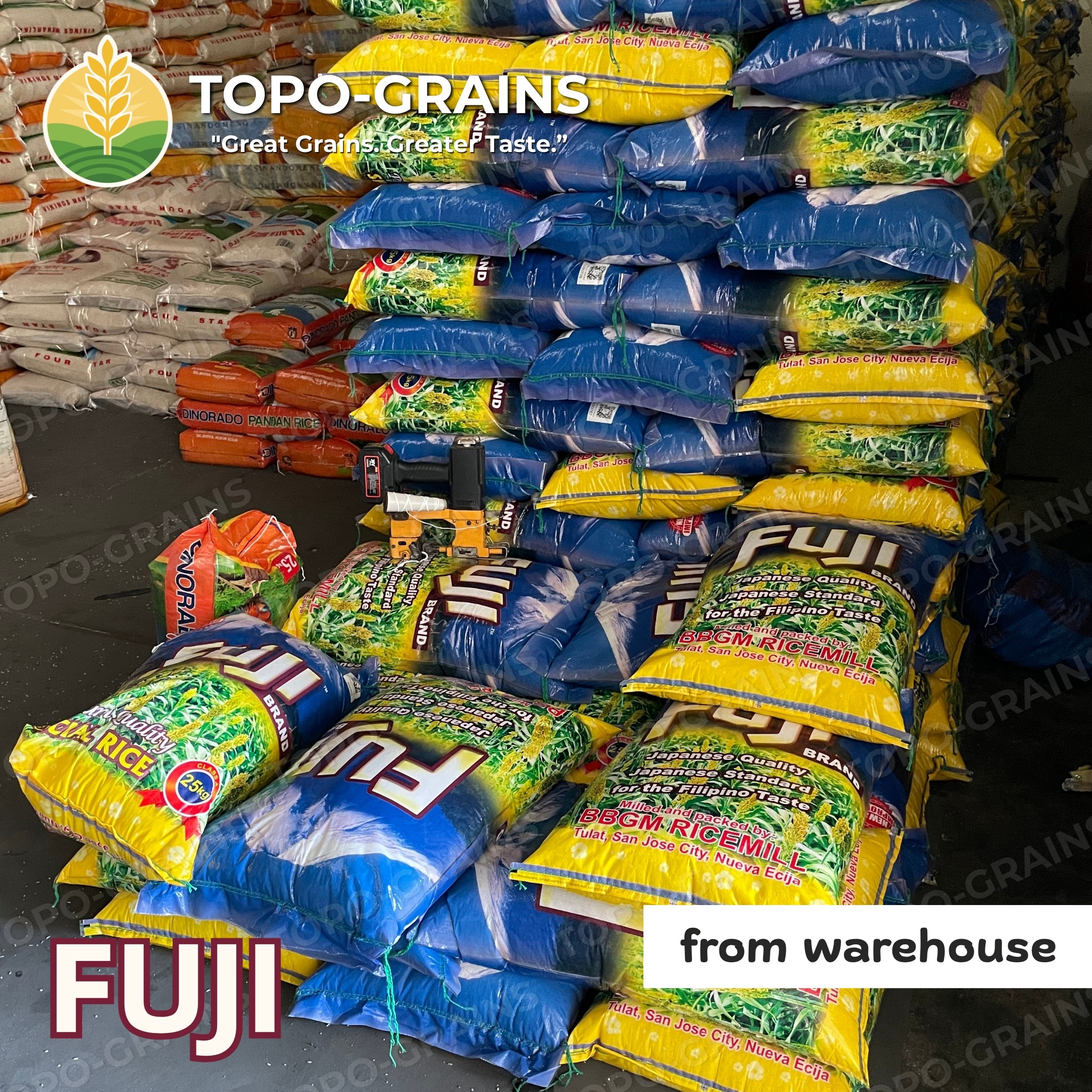 FUJI Japanese Quality Rice Bigas 25kg - Malagkit , Malambot , Masarap ...