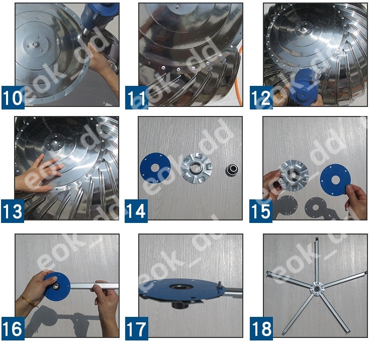 Premium Stainless Steel Spherical Ventilator Roof Fan Multipurpose ...