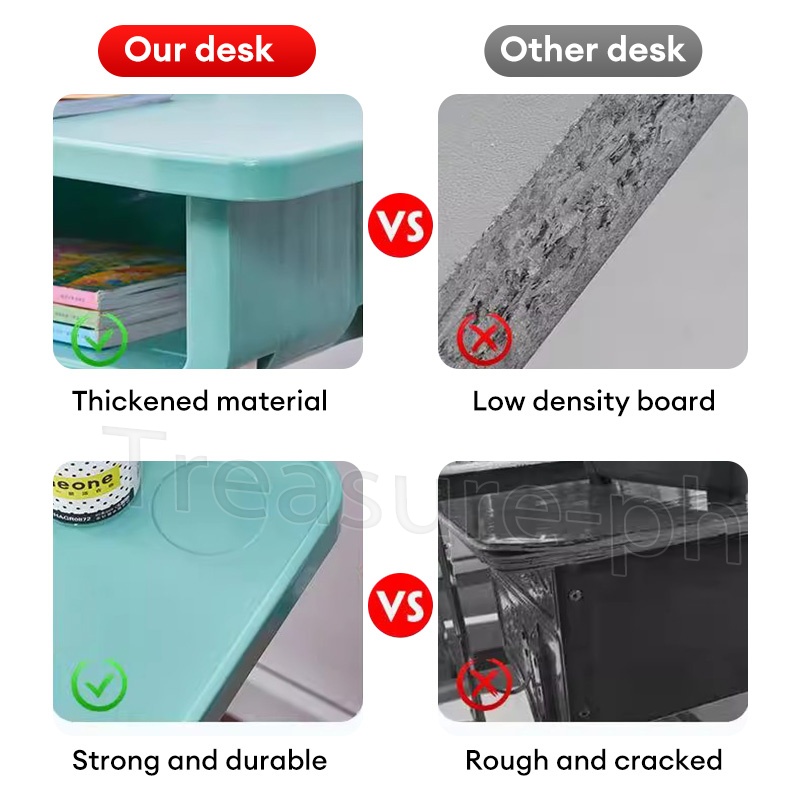 Study Table For Kids Adjustable Height Study Table And Chair Set For ...