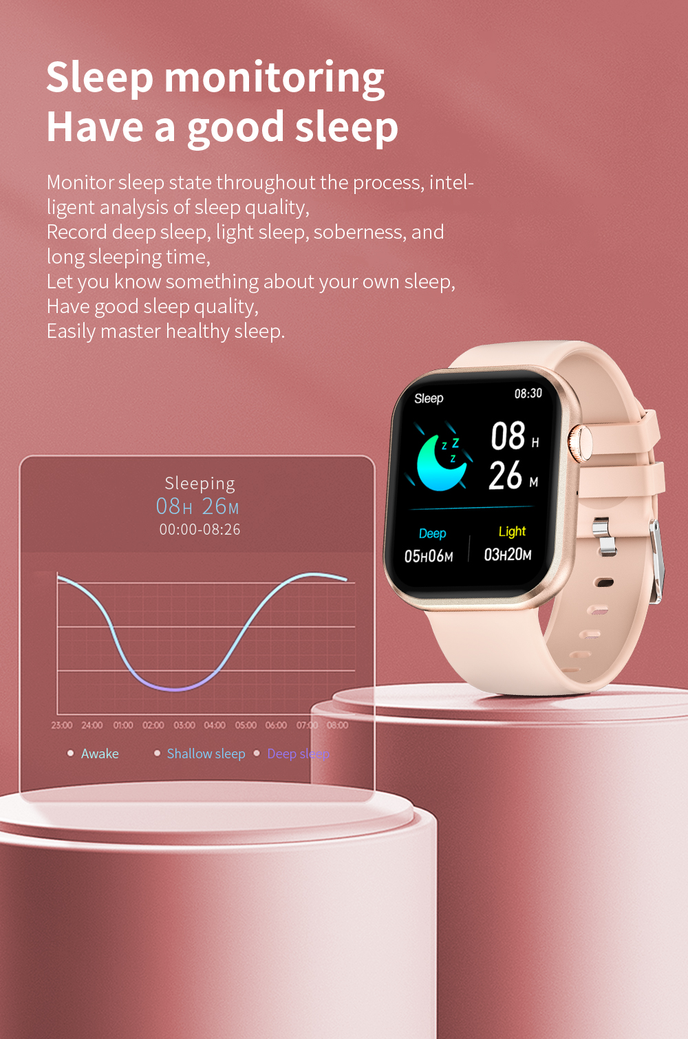 Aolon/Huafit Foom Lite Smartwatch Original Smart Watch For Men Women ...