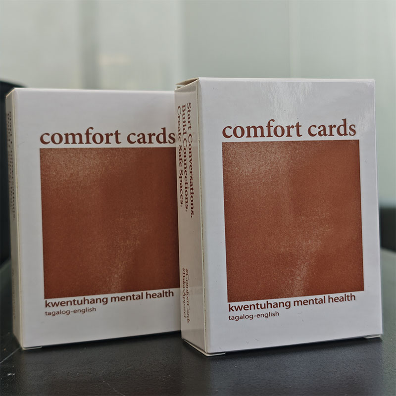 Comfort Cards: Kwentuhang Mental Health Deep Conversations 60 Questions + Motivational Quote ...
