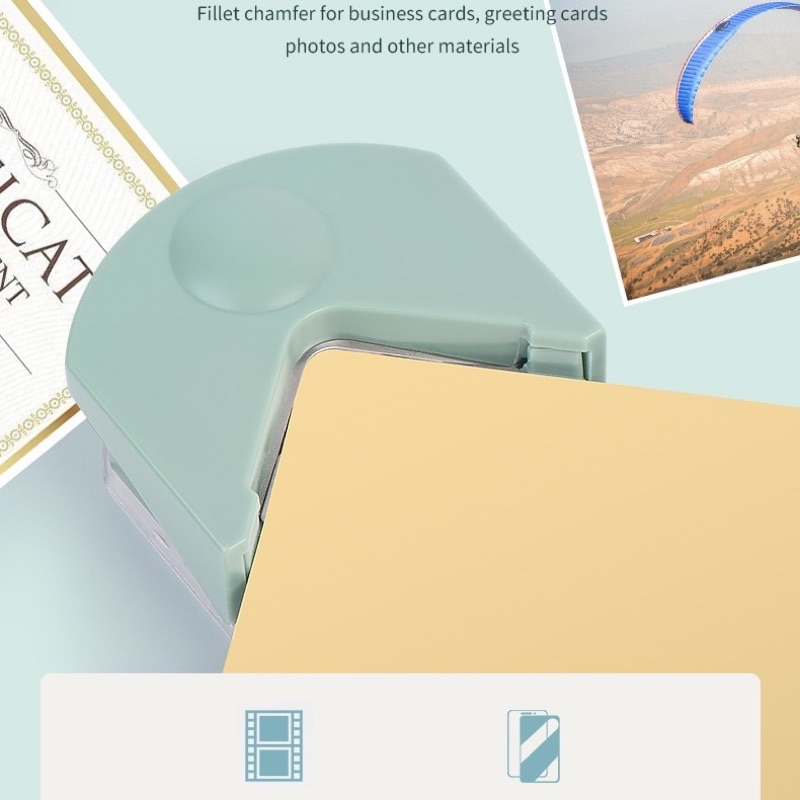 PrinDex 3In1 Corner Punch for paper cardboard R4 R7 R10 Corner Puncher ...