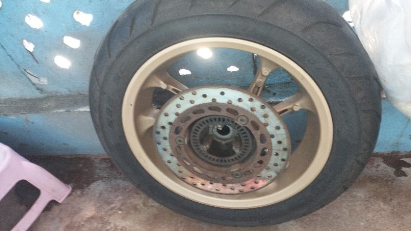 MOTORCYCLE NMAX V1 MAGS REAR SECOND HAND SET WITH TIRE DISC | Shopee ...