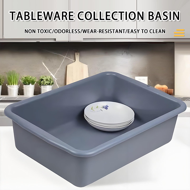 Hotel dining basin cutlery storage basin rectangular plastic basin ...
