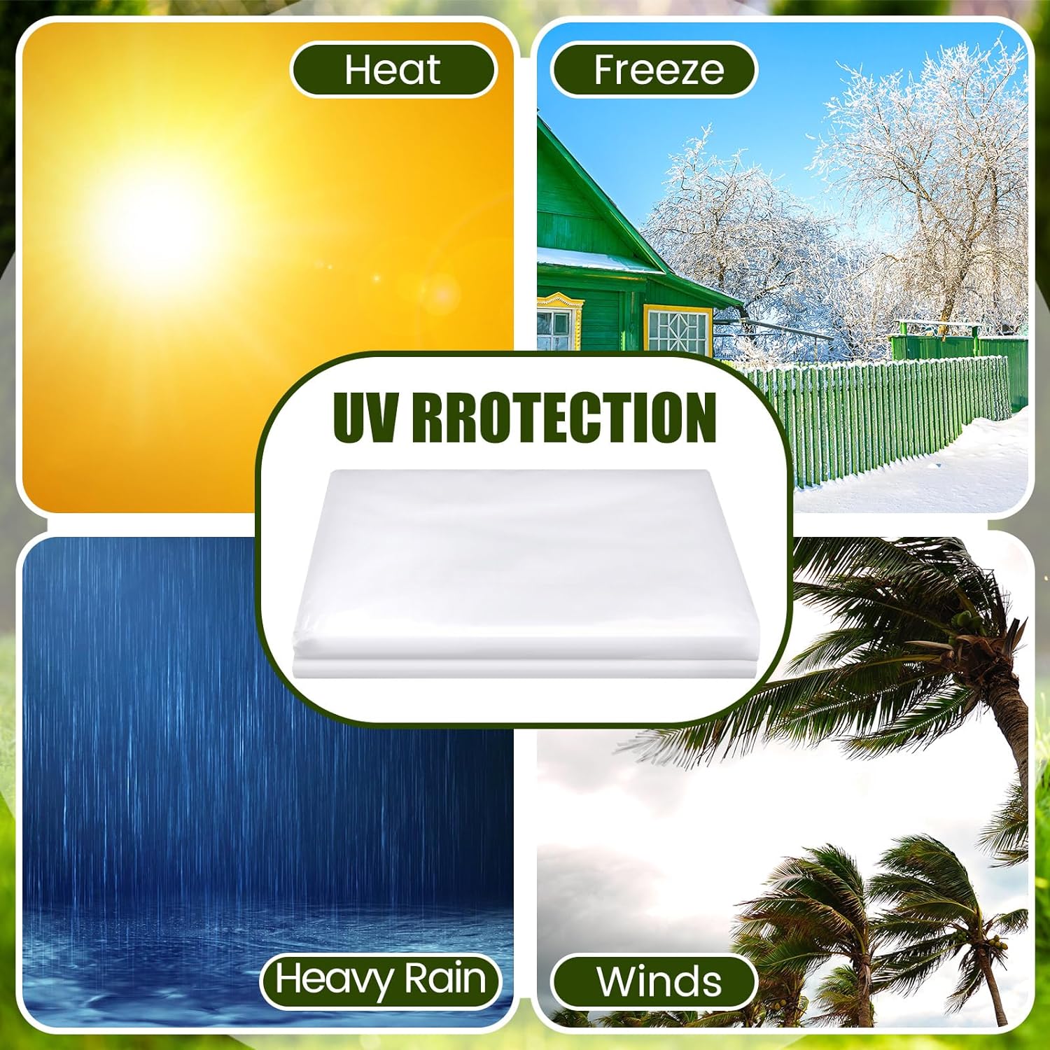 UV Plastic Sheet (6 mil - 150 Microns) - 10ft x 10m - Plastic Roofing ...
