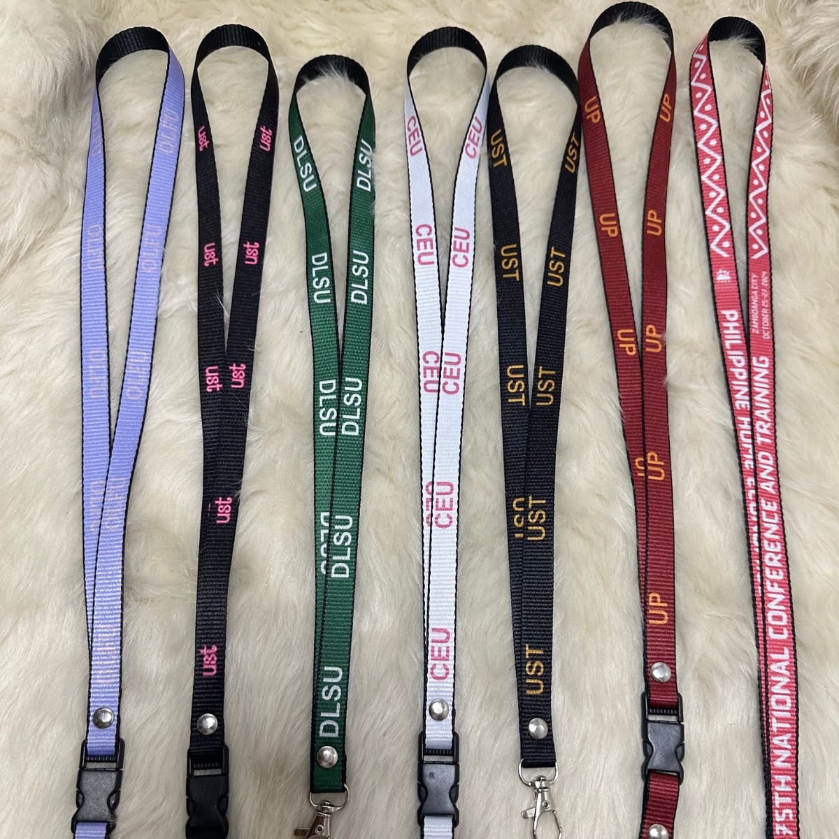INKDROP 1/2 INCH LACE - HALF INCH ID LANYARD CUSTOMIZE PRINTED ...