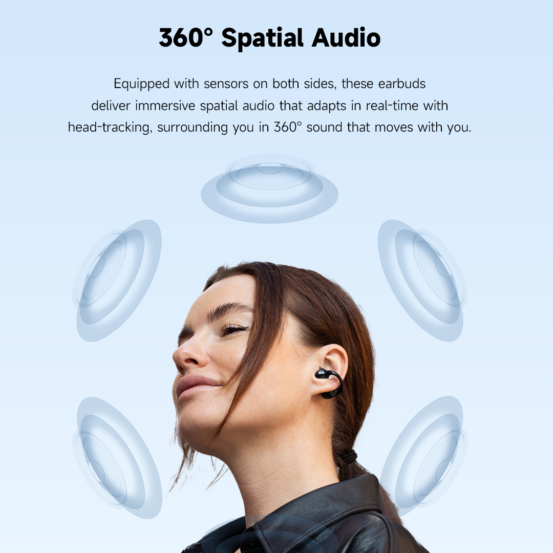 Edifier LolliClip Open-ear True Wireless Earbuds Adaptive Noise ...