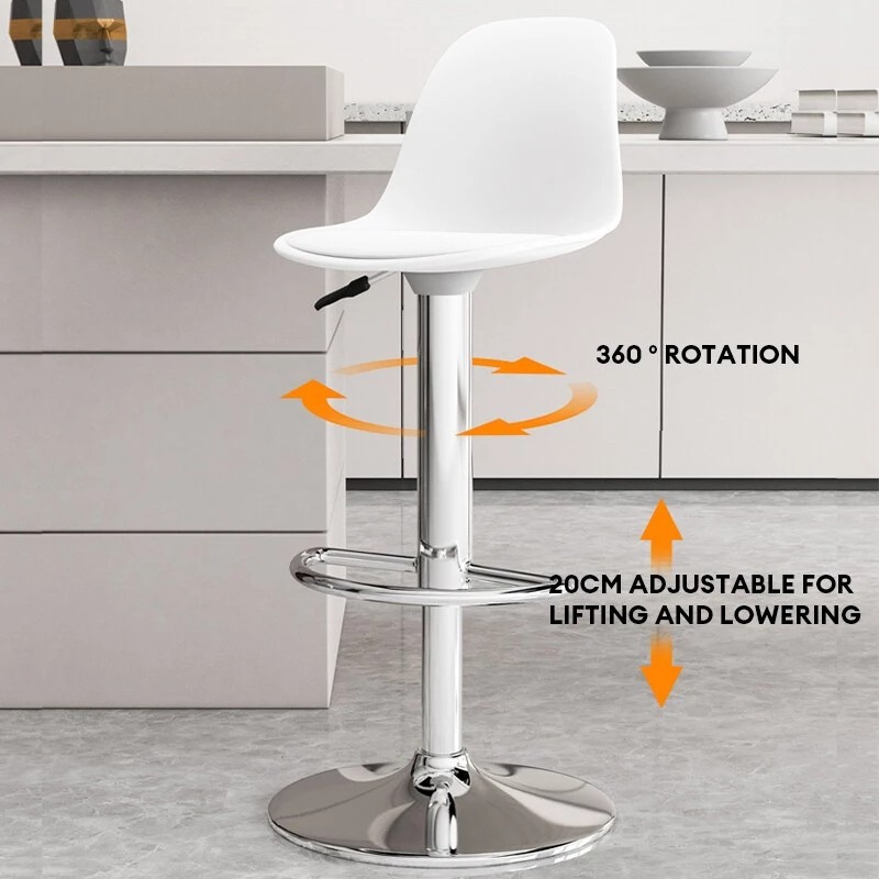 Bar Stool High Chair Swivel Adjustable Height Bar Stool Air Lift ...