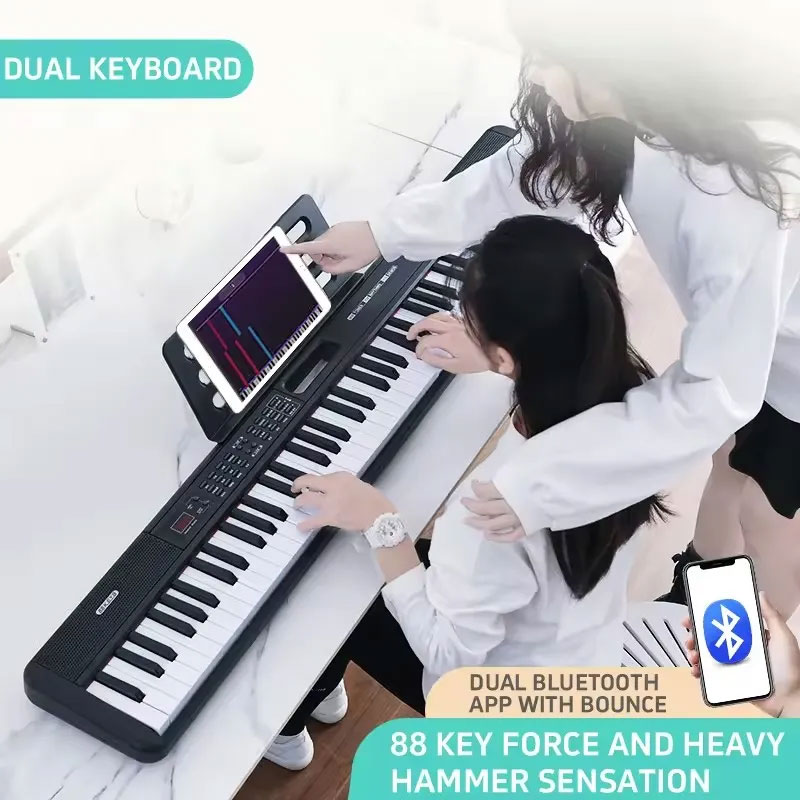 88 Keys Piano Electronic Piano Digital Piano Fully Weighted Keyboard ...